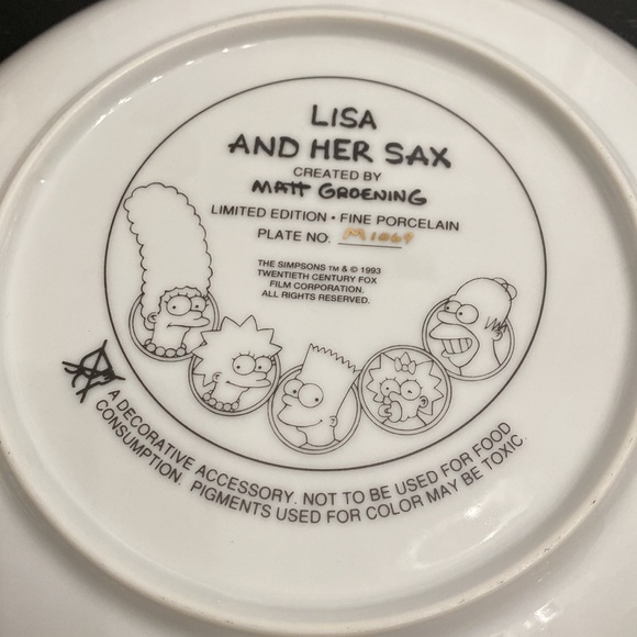 Simpsons | Accents | The Simpsons Vintage Limited Edition Porcelain ...